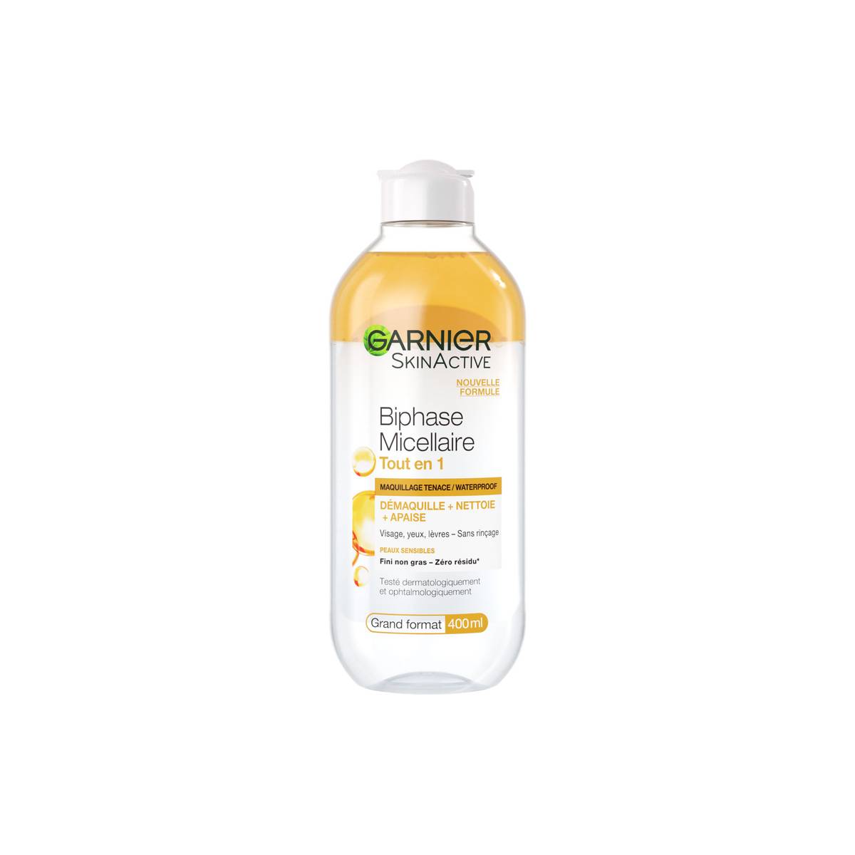 Biphase Micellaire Tout en 1 pour Peau et Yeux Sensibles | Garnier