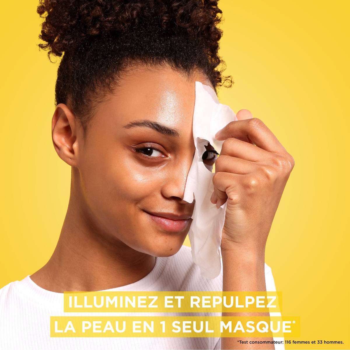 Masque tissu Vitamine C Booster d'éclat
