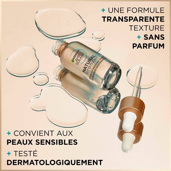 Natural Bronzer Sérum visage autobronzant: éclat naturel | Garnier
