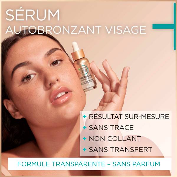Natural Bronzer Sérum visage autobronzant: éclat naturel | Garnier