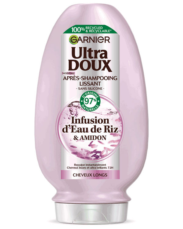 Ultra doux: Shampooing infusion d’eau de riz & amidon | Garnier