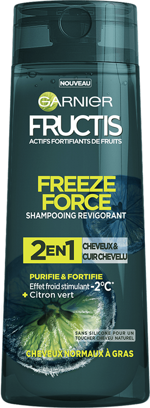 Fructis Freeze Force - Shampoing effet froid aux extraits de citron ...