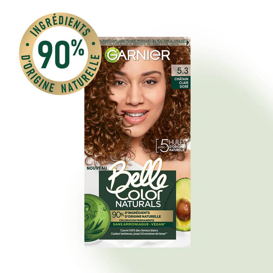 Belle Color 5.3 – Châtain Clair Doré, Résultat Naturel | Garnier