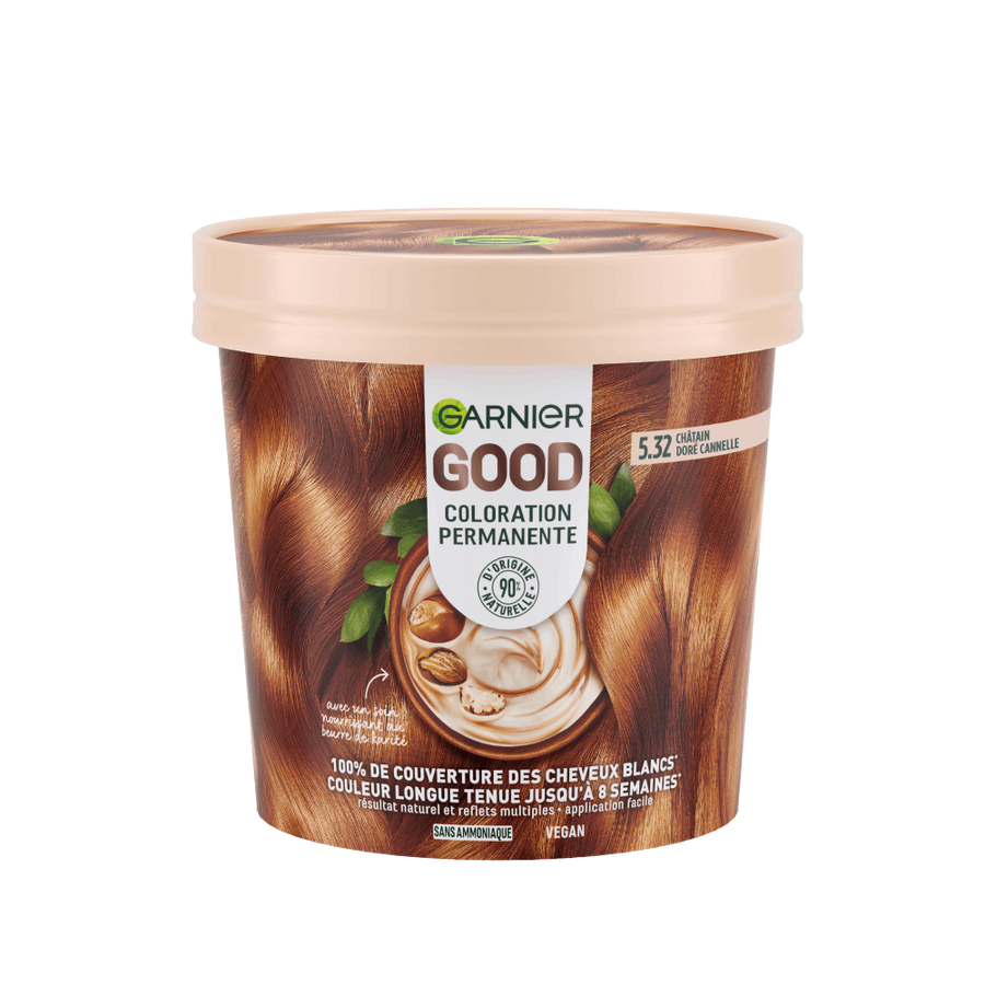 Good 5.32 Châtain Doré Cannelle : Coloration Écologique | Garnier