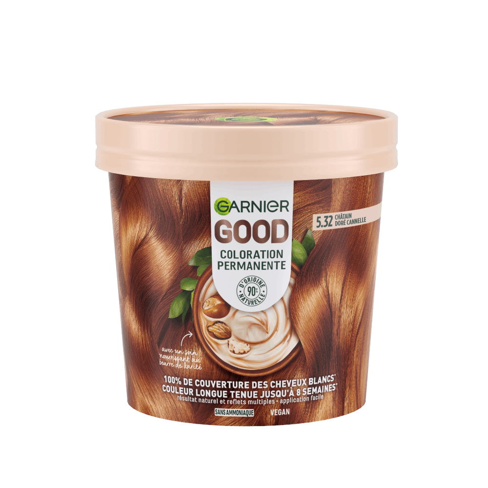 Good 5.32 Châtain Doré Cannelle : Coloration Écologique | Garnier