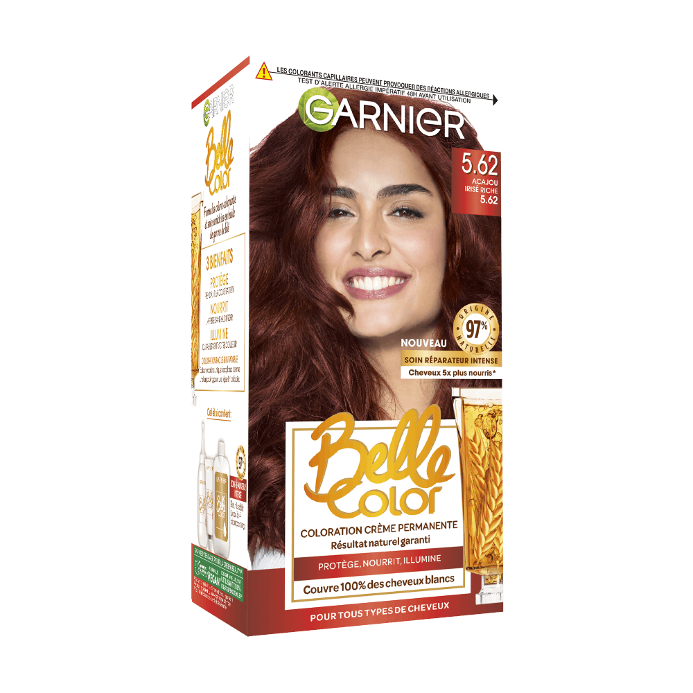 Couleur resplendissante avec Belle Color 5.62 Acajou Riche | Garnier