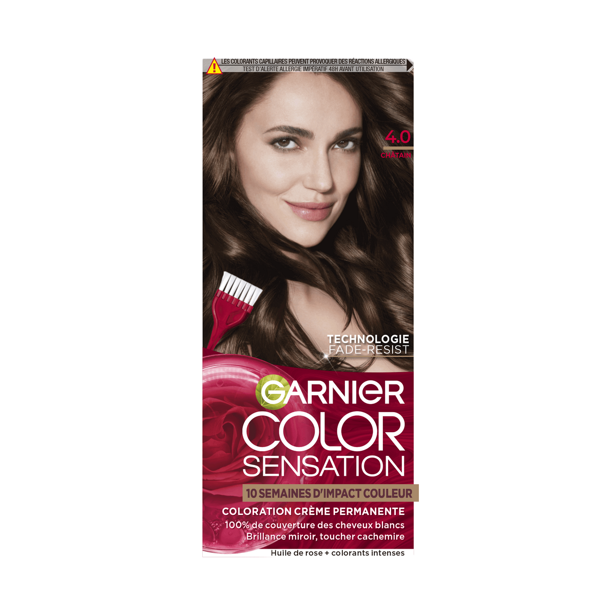 Color sensation 4.0 Châtain : éclat et protection durables | Garnier