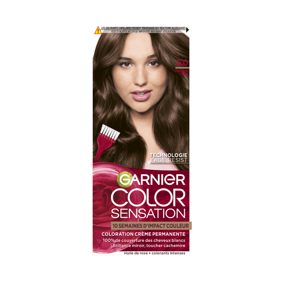 Color Sensation 5.0 Châtain Clair: Teinte Idéale et Sûre | Garnier